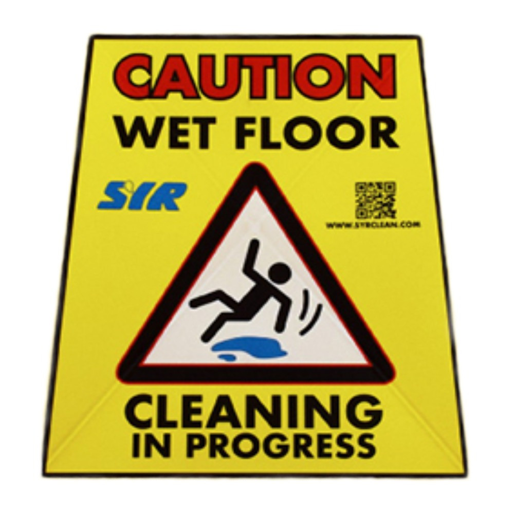 SYR Caution Wet Floor Sign. Available in cone shape
