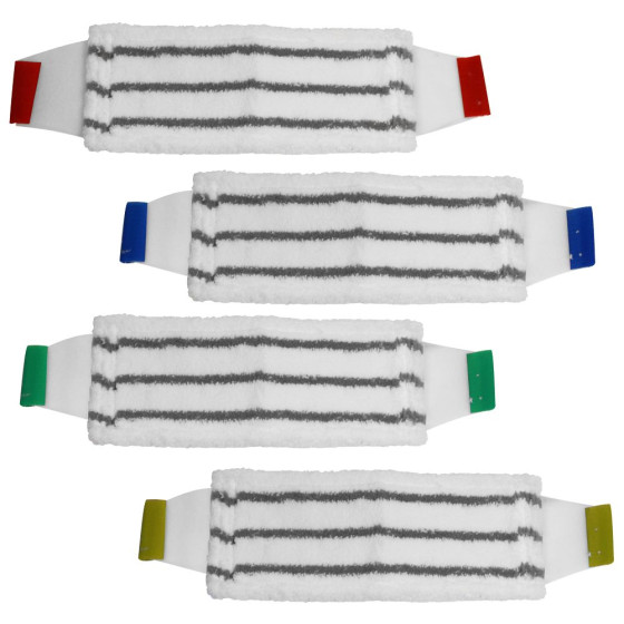 SYR Flat Microfibre Mop Head Colour Coded