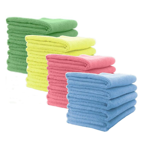 SYR Lightweight Lint Free Microfibre Cleaning Cloth Pack of 5 250gsm ...